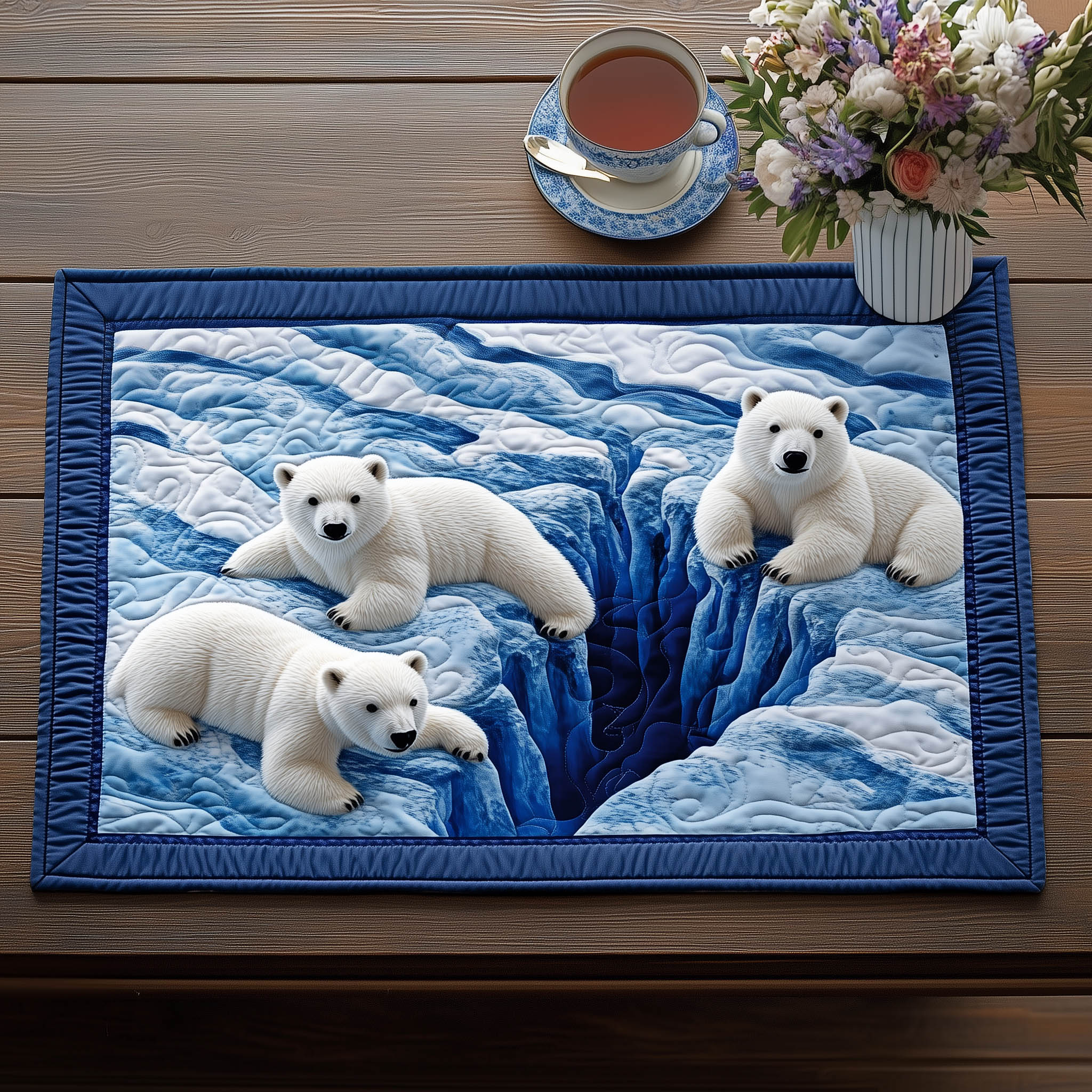 Polar Bear Quilted Place Mat GFTONT5462 – Willow Quilt