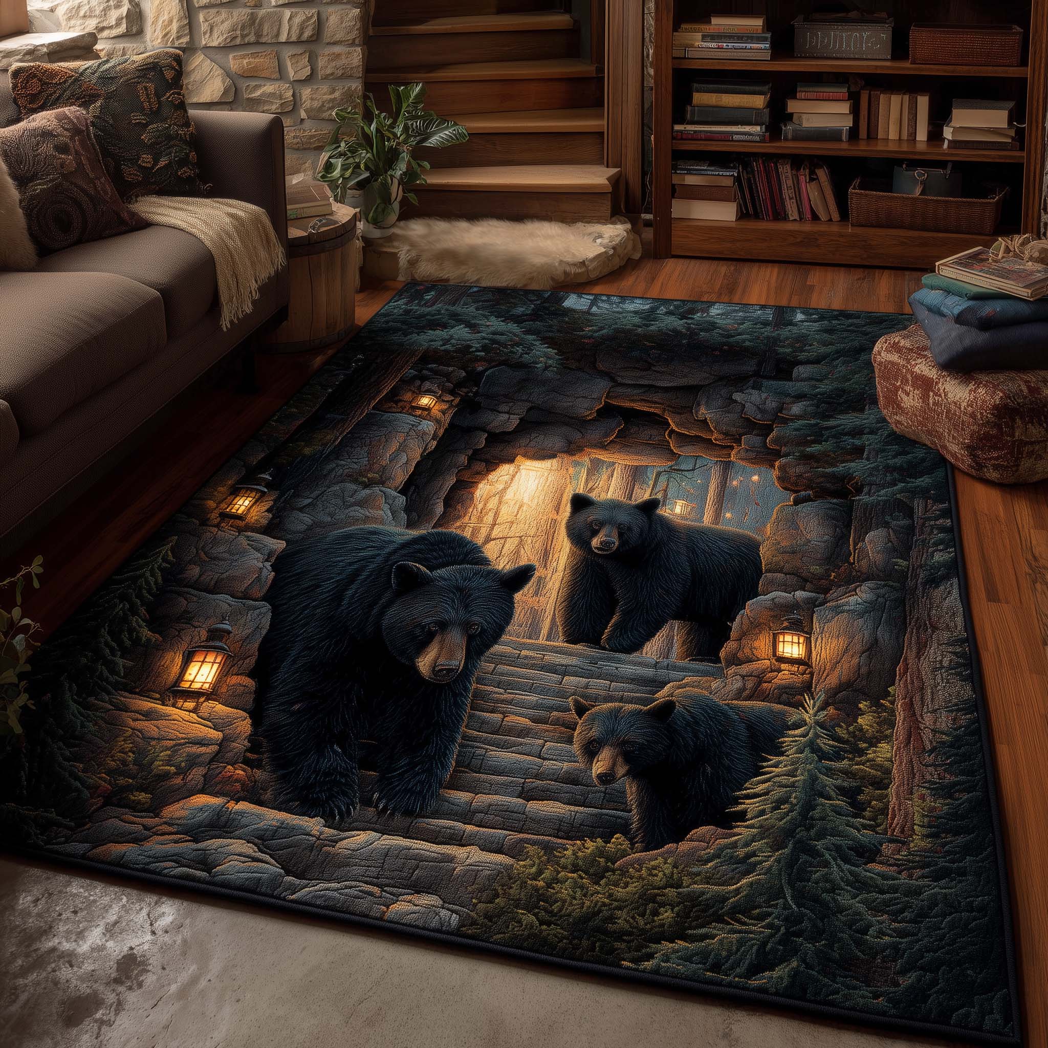 Forest Guardian Area Rug GFTOTP15375 – Willow Quilt