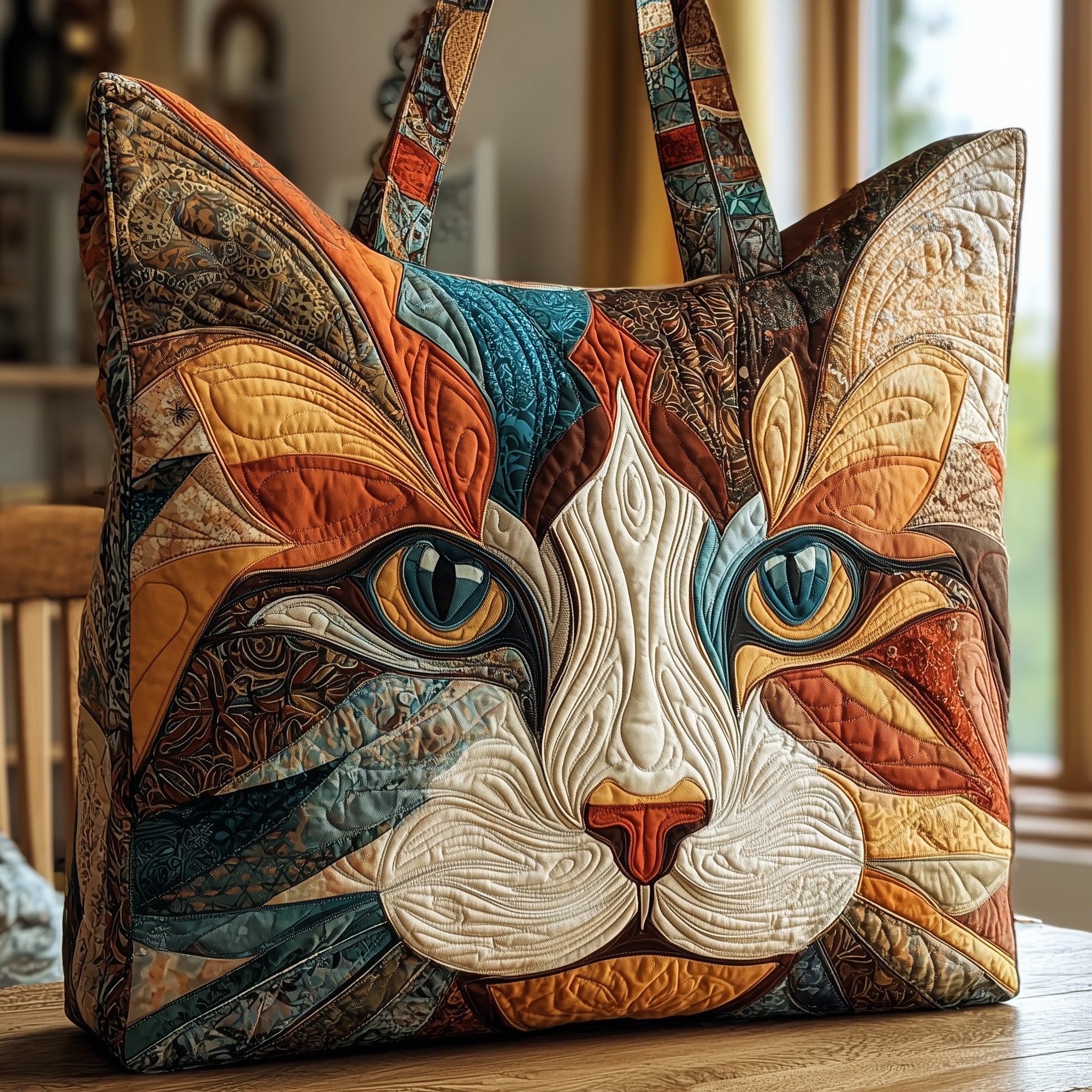 Catitude Quilted Tote Bag GFTOTP9666 – Willow Quilt